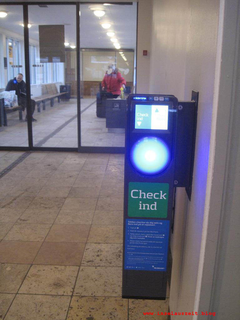 Check-ind rejsekort Bahnhof Vordingborg station | Insel-aus-Zeit